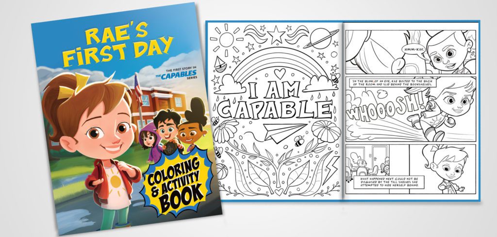 Rae's First Day: Coloring & Activity Book | The Capables