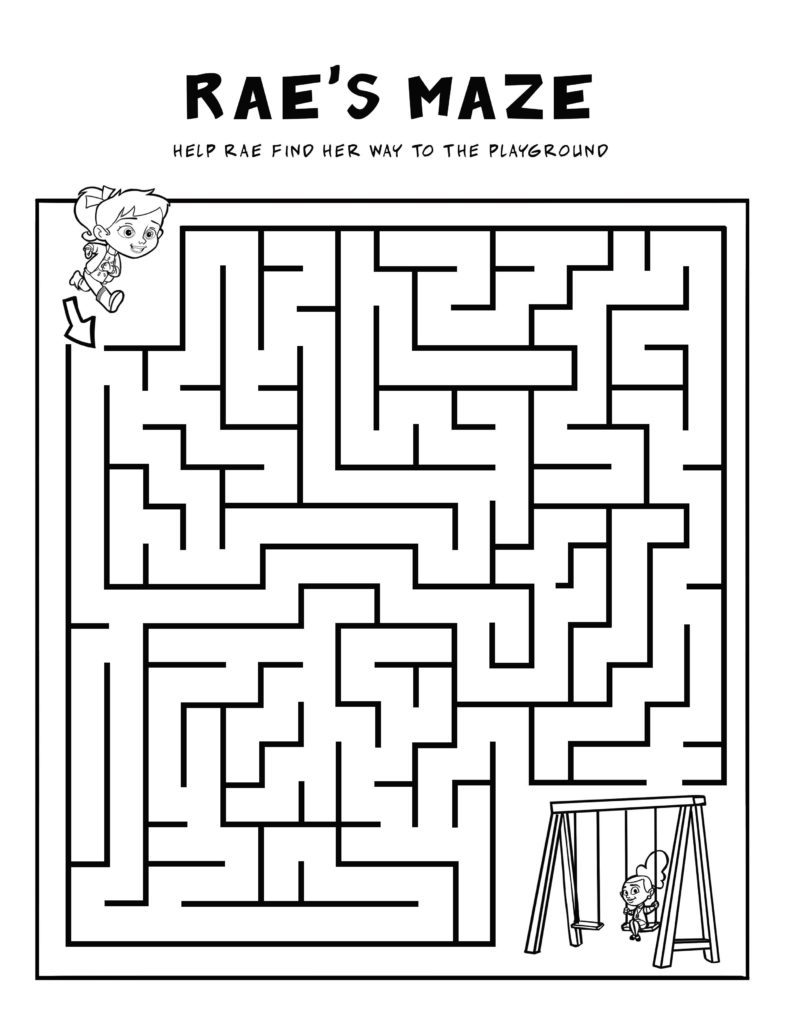 Rae's First Day: Coloring & Activity Book | The Capables